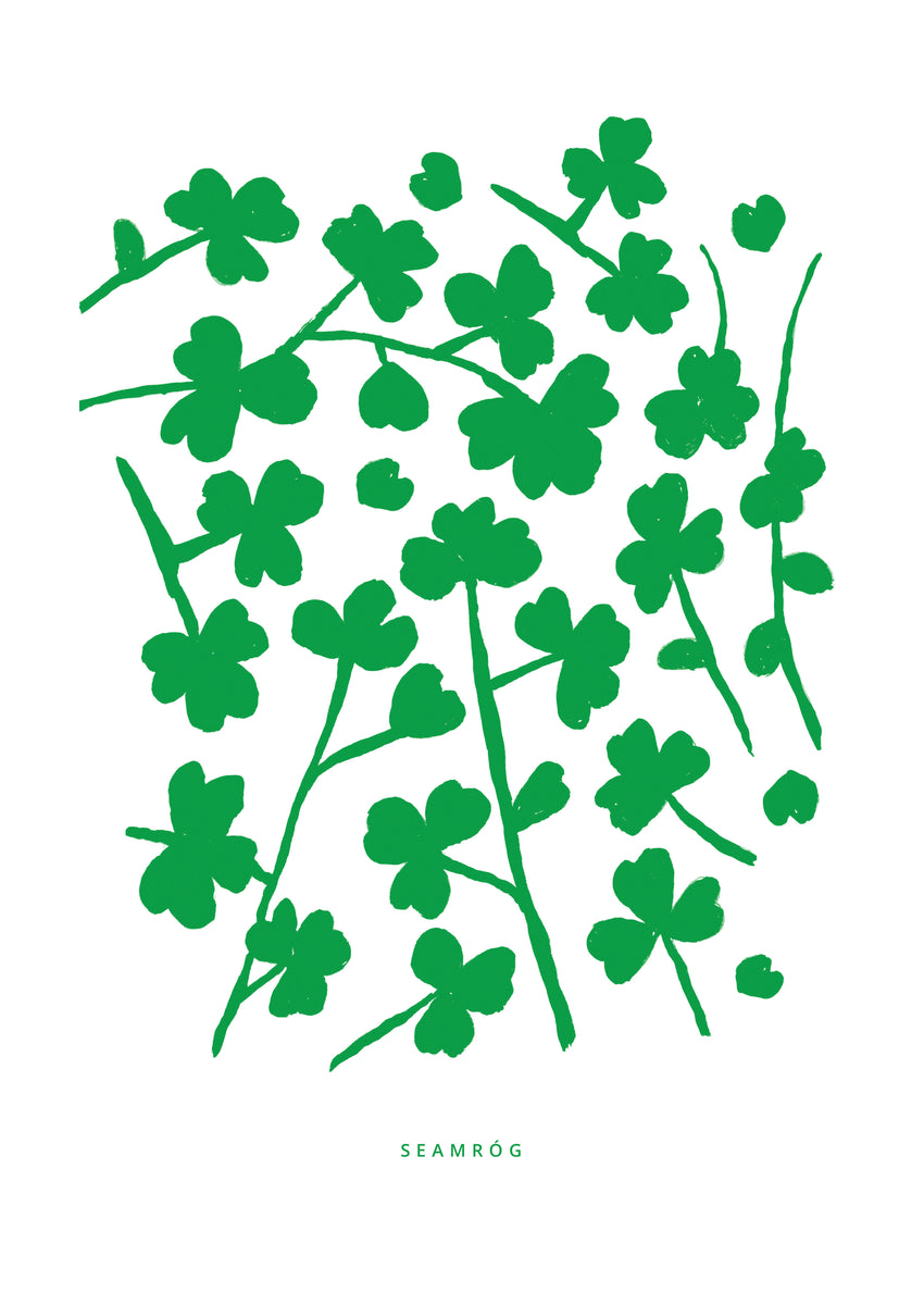 Seamróg - Shamrock Art Print – Marley Press